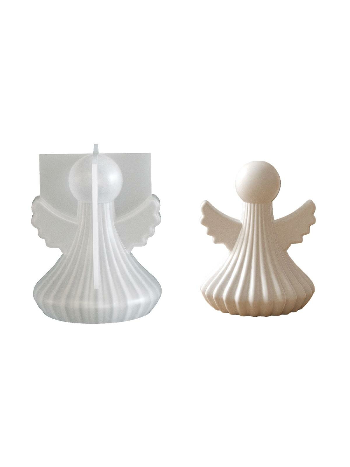 Силиконовая форма в виде крыла ангела, формы для свечей для поделок из смолы