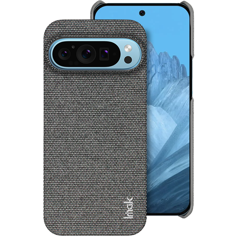 Imak Pixel 9 Pro XL Темно-серый чехол из ткани серии Ruiyi