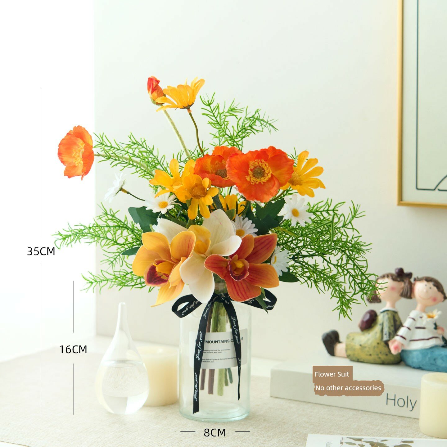 Искусственные цветы в стиле Моранди, свежий скандинавский и японский стиль, элегантные искусственные цветы для