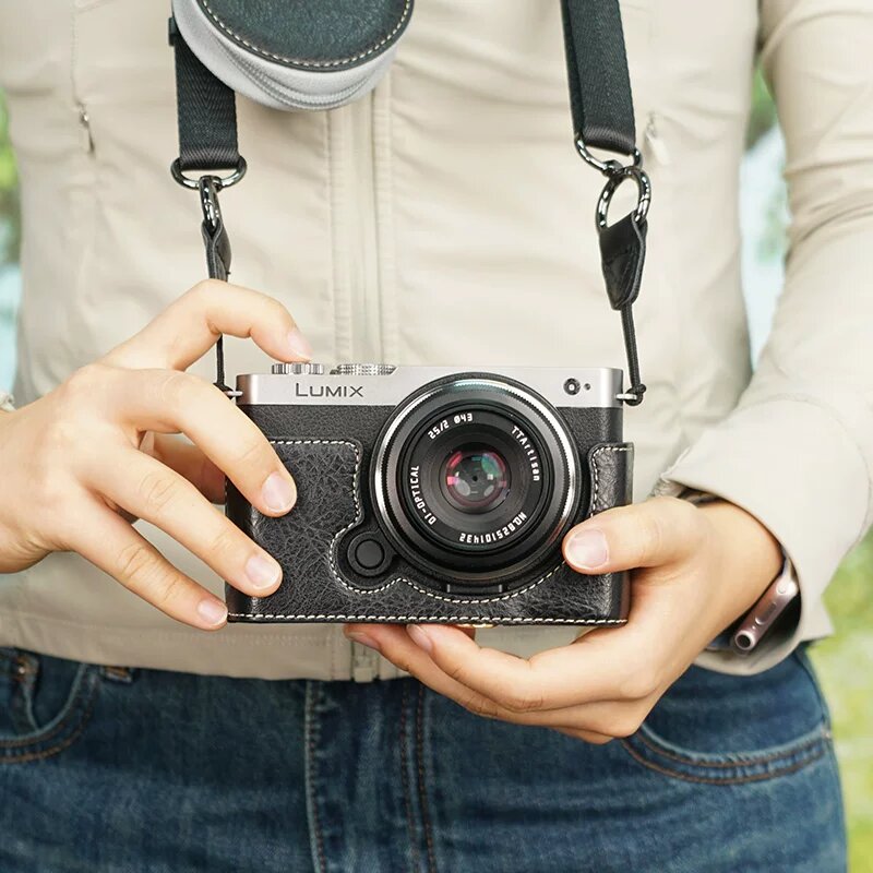 Чехол для фотоаппарата Panasonic S9, сумка через плечо из ретро-кожи для S5M2 второго поколения, защитный чехол для