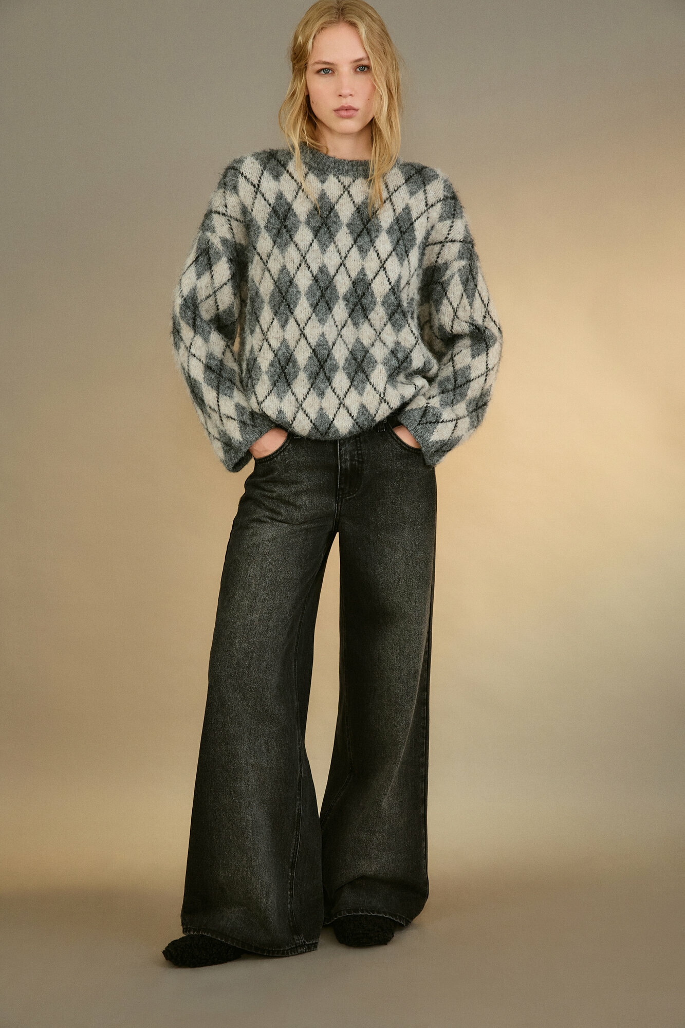 Джинсы широкие Woman Mix&Match 