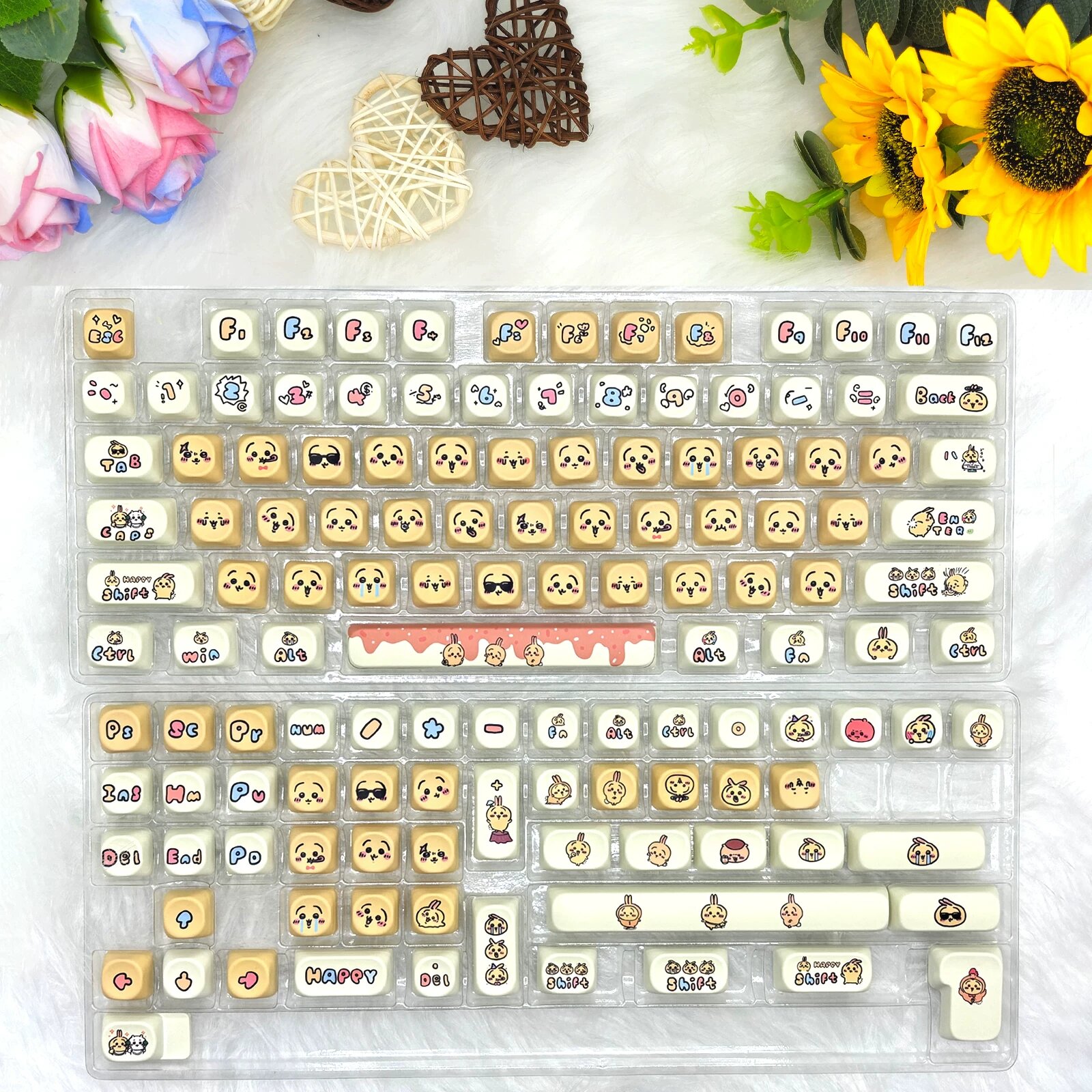 Персонализированная кейкап-клавиша MOA Usachi с милым дизайном Chiikawa для механической клавиатуры, DIY,