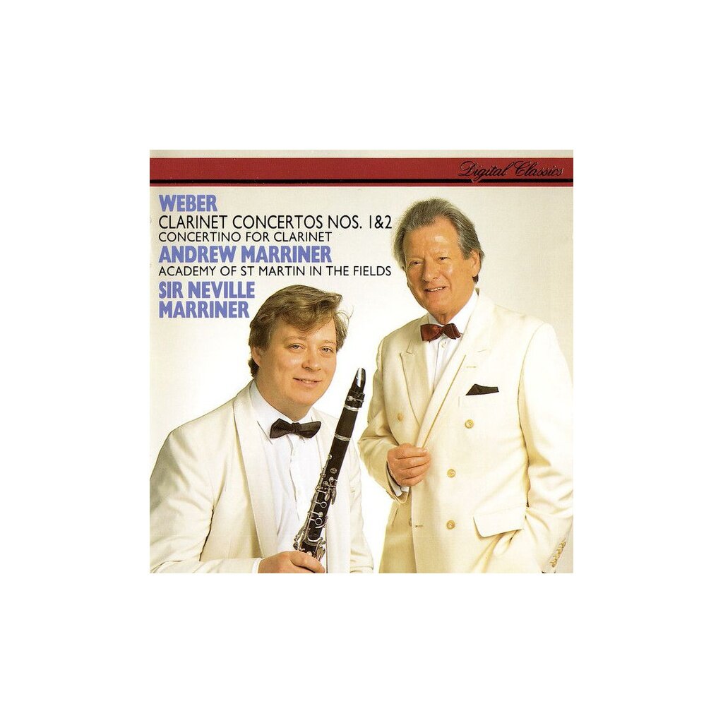 Диск Carl Maria Von Weber: Weber: Clarinet Concertos Nos. 1 & 2 (1 CD)