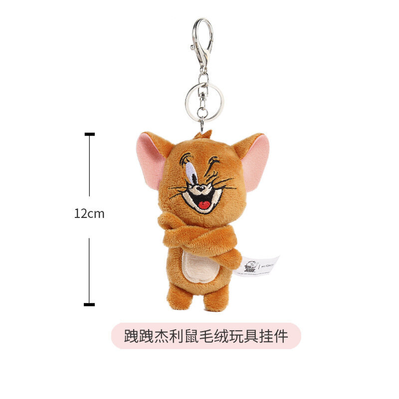 Мягкие игрушки Том и Джерри от Warner Bros, брелоки с Томом, подвески для рюкзаков, украшения для сумок.