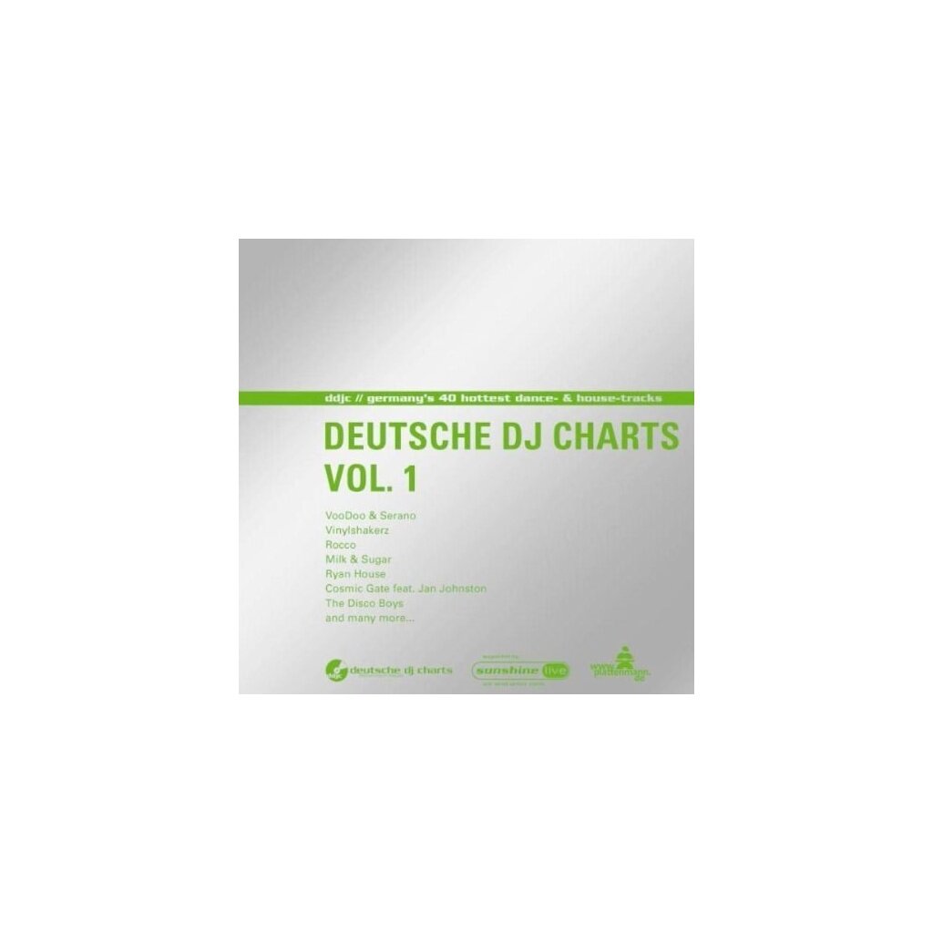 Диск Deutsche DJ Charts 1 (2 CD)