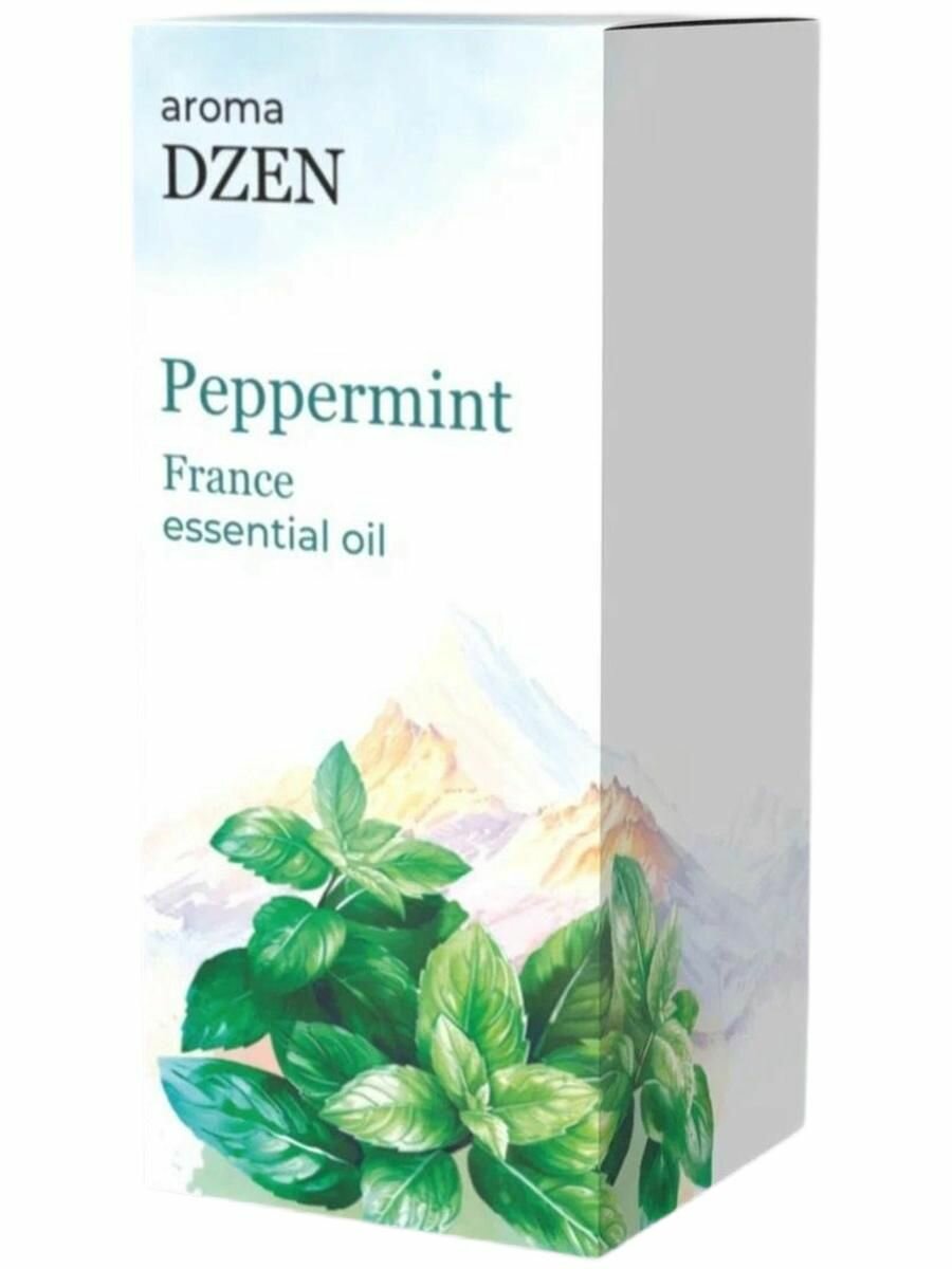 Эфирное масло Перечная мята Aroma Dzen, для ароматерапии, для бани и сауны, 3 мл