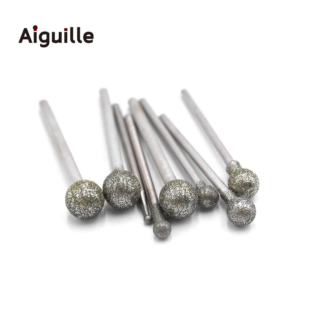Алмазные шлифовальные головки Aiguille 20 шт, 120 грит 5.0mm (10)