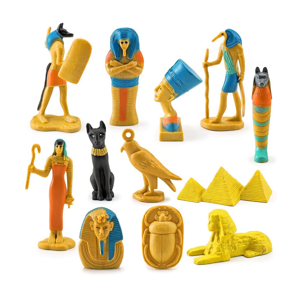 Kids Archaeology Exploration Set Ancient Egypt Pyramid Puzzle Mom Case Model Building Toy