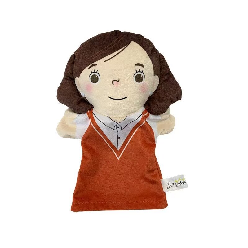 Большие плюшевые куклы-марионетки для всей семьи, для детского сада, ролевых игр, милые куклы с открытыми ртами, детские ролевые игры.