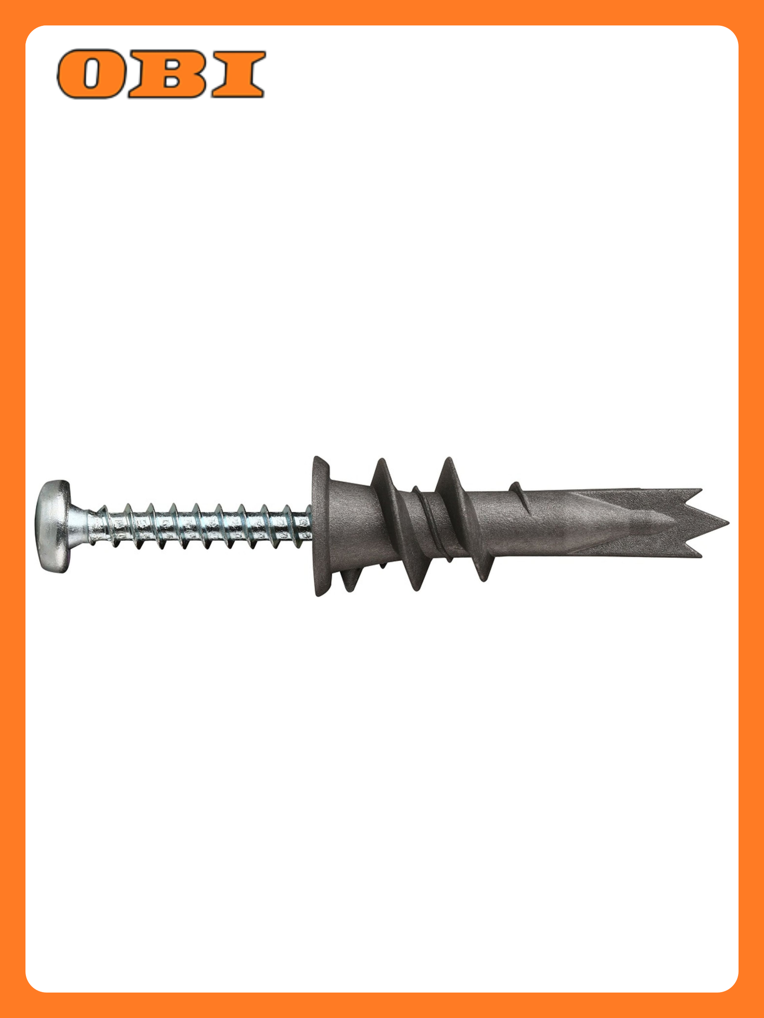 Анкер для гипсокартона с шурупом европартнер PBAM 10х39 мм 6 шт. Усиленный