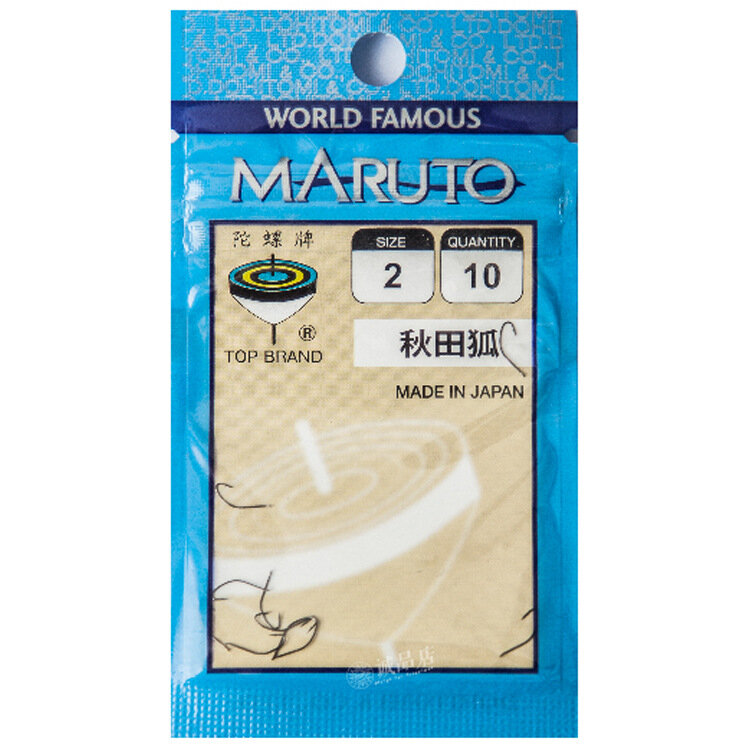 Япония импортировала Tufei Fu Gyro Brand Высокоуглеродистая сталь Akita Fox Колючая рыболовная игла Черный крючок