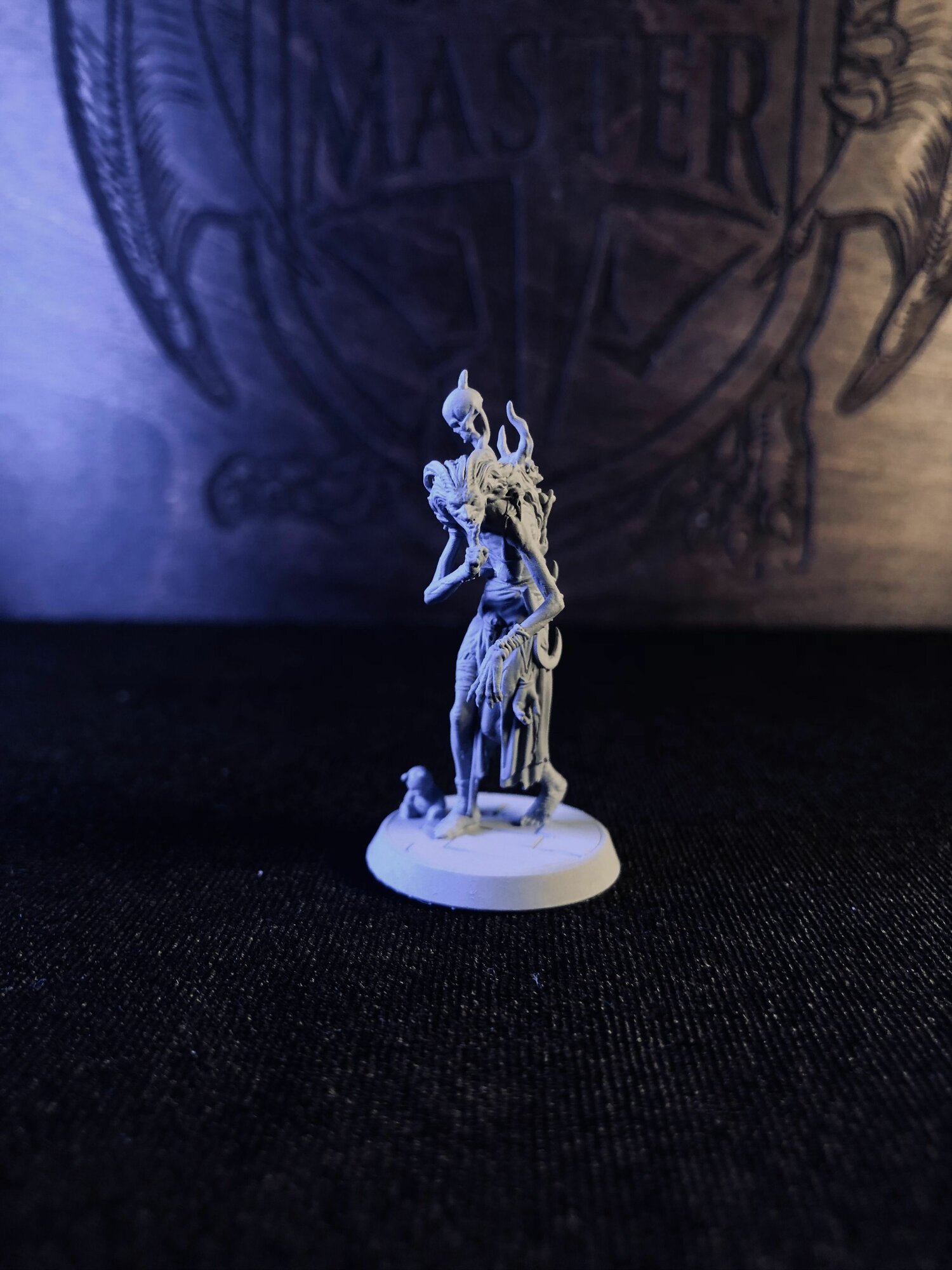 Ночная карга, ведьма - Миниатюра для настольных игр DnD, ДнД, Dungeons & Dragons, Pathfinder.