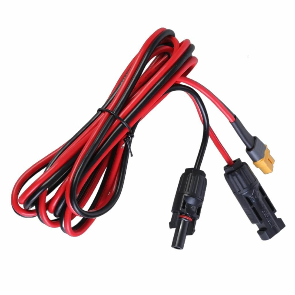 Кабель 12AWG для зарядки солнечных панелей с адаптером XT60 для наружных энергетических систем, 3m