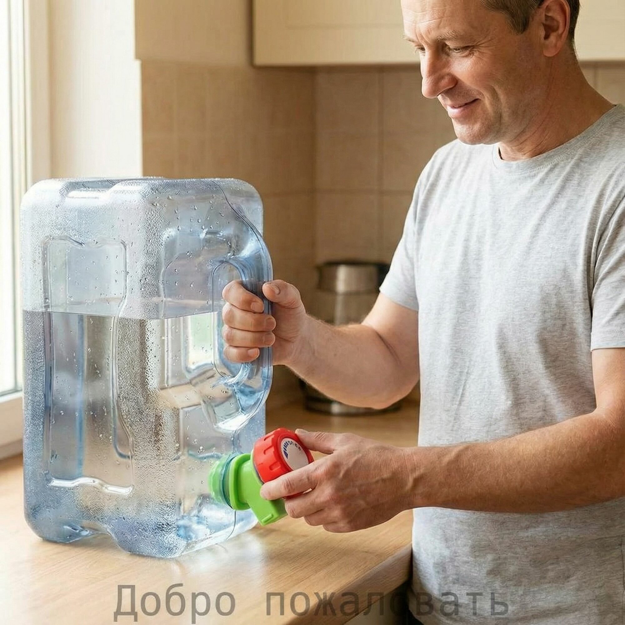 Портативный кран для кухни поездок и любых мест,1штука, легкий компактный готов к использованию моментально