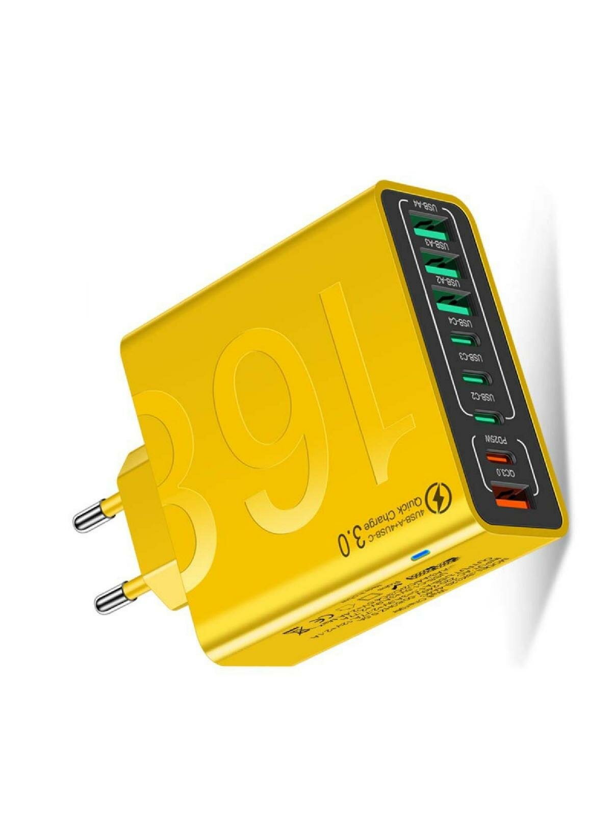 USB 150 Вт Мути 8-портовый адаптер для зарядки Type C Быстрая зарядка Быстрая зарядка