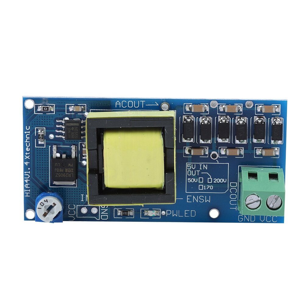 DC-DC преобразователь шаг вверх модуль питания вход 3V-5 В выход 300-1200V модуль питания