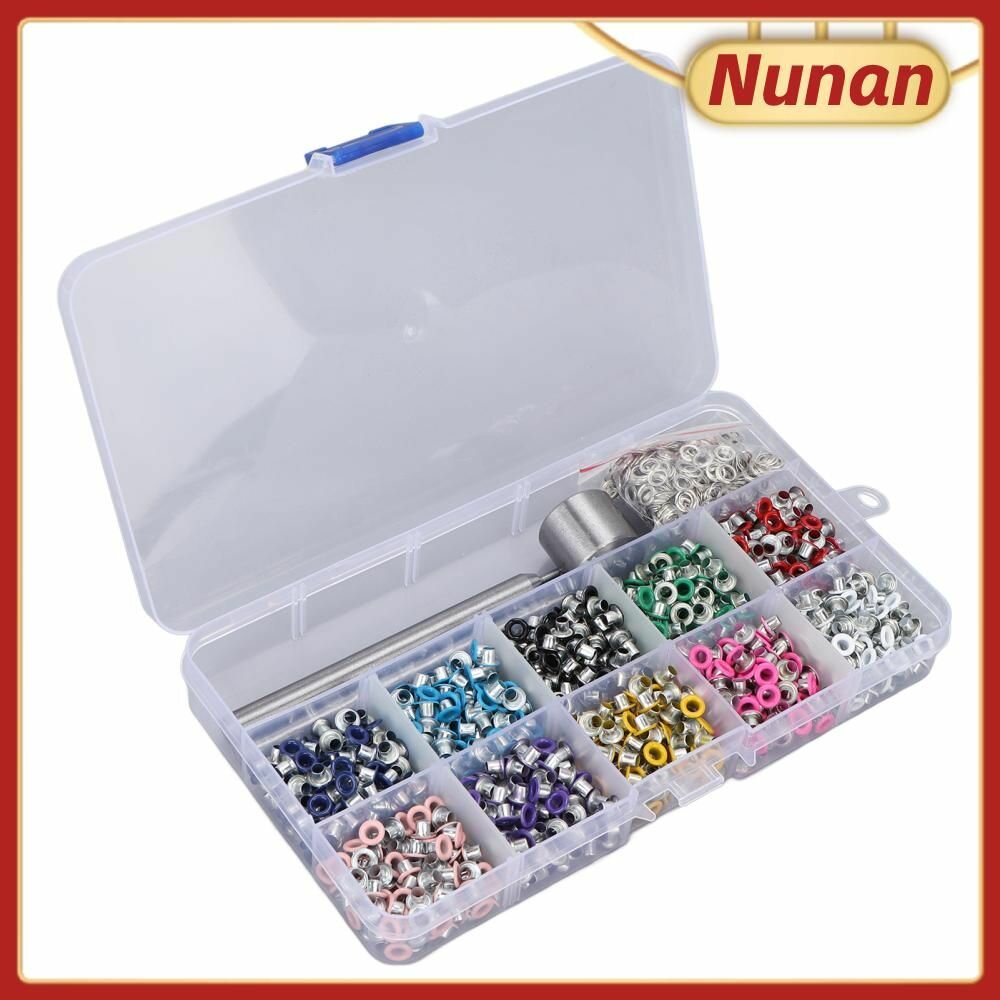 Набор для установки люверсов: 3 инструмента и 1000 люверсов для DIY изделий и одежды