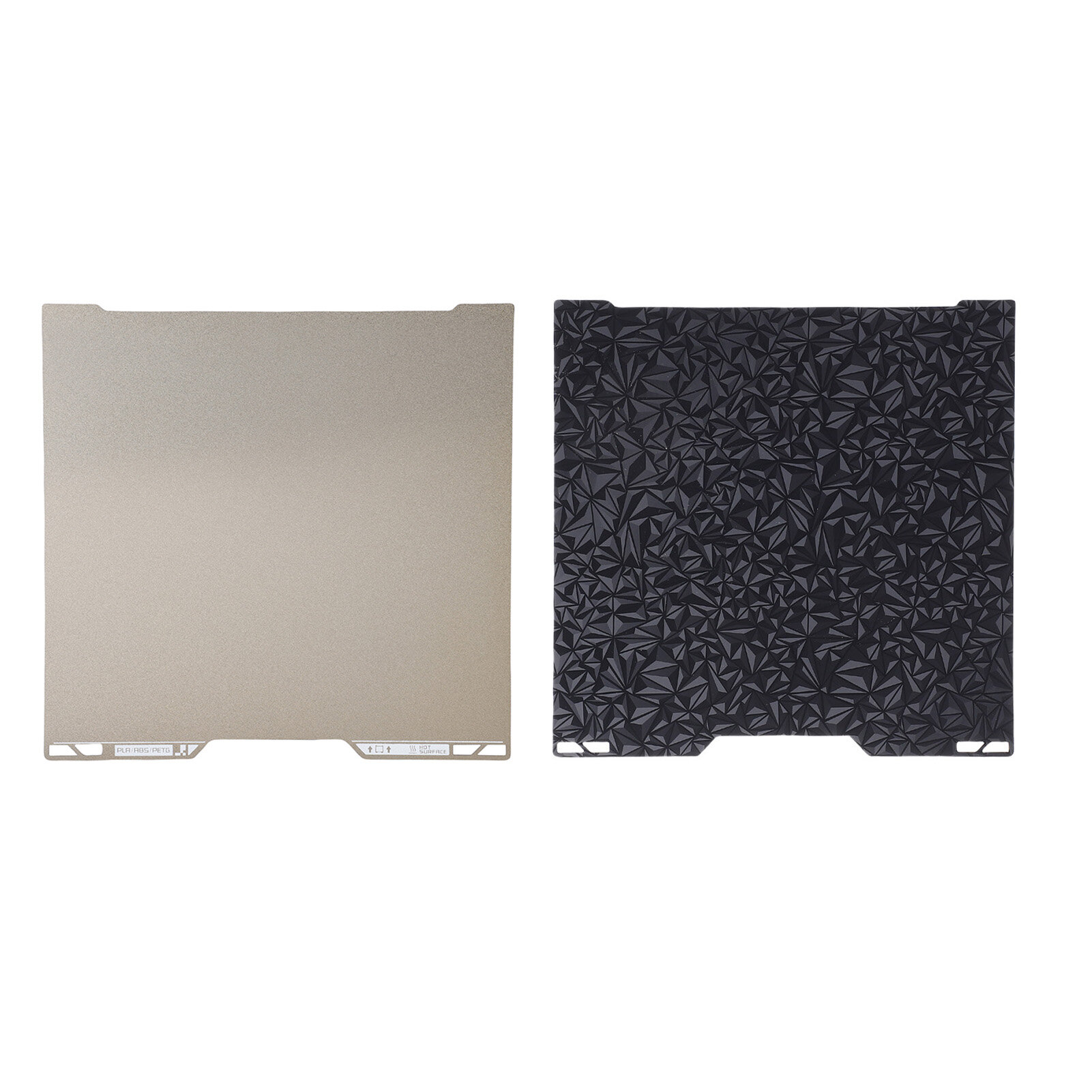 Гибкая рабочая платформа, подходящая для 3D-печати на основе текстурированного PEI-материала Bambu Lab H2D и гладкого PEO-материала с высокой адгезией.