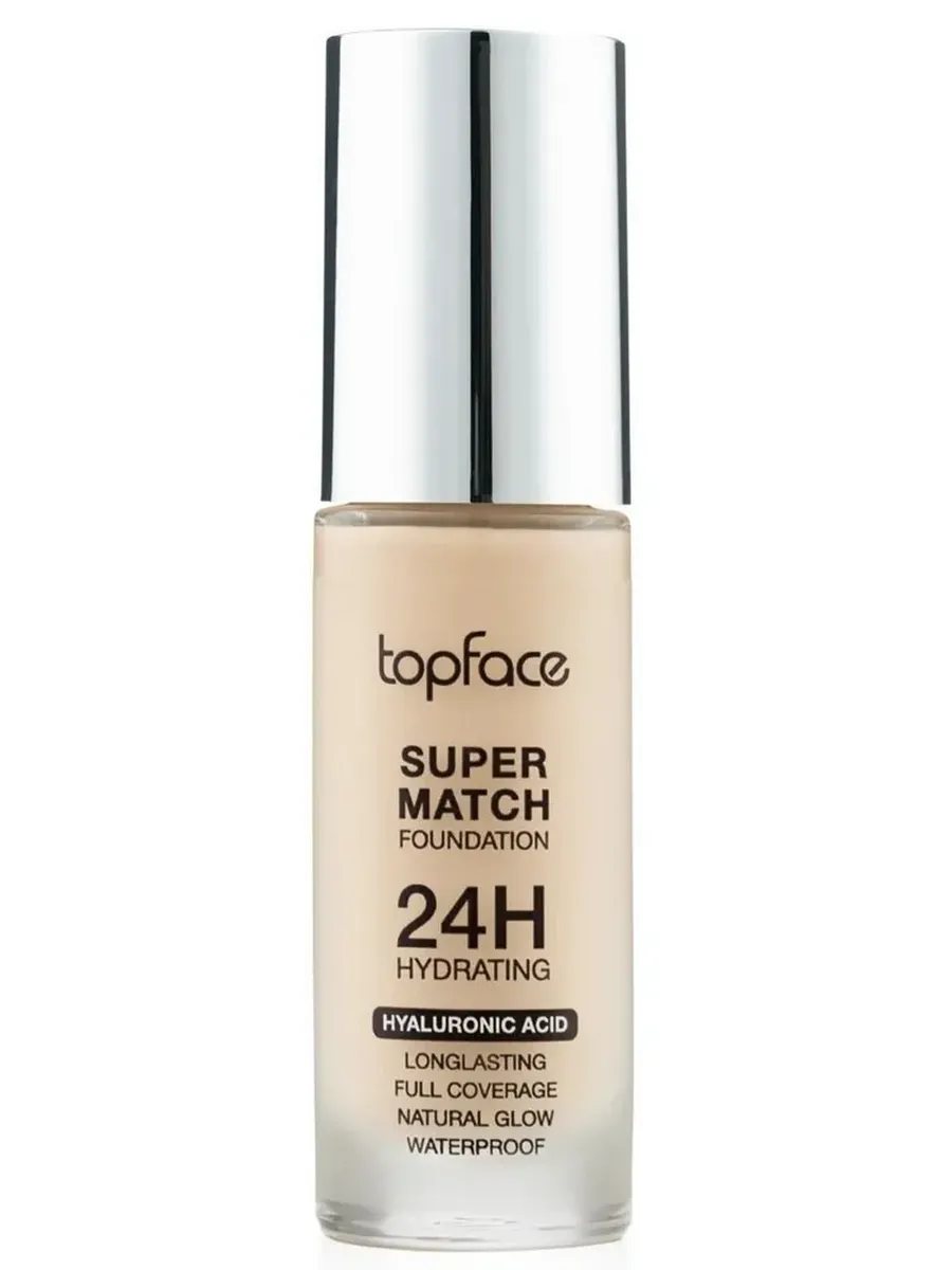 Тональный крем Topface Super Match 24H Foundation стойкость 24ч, 002