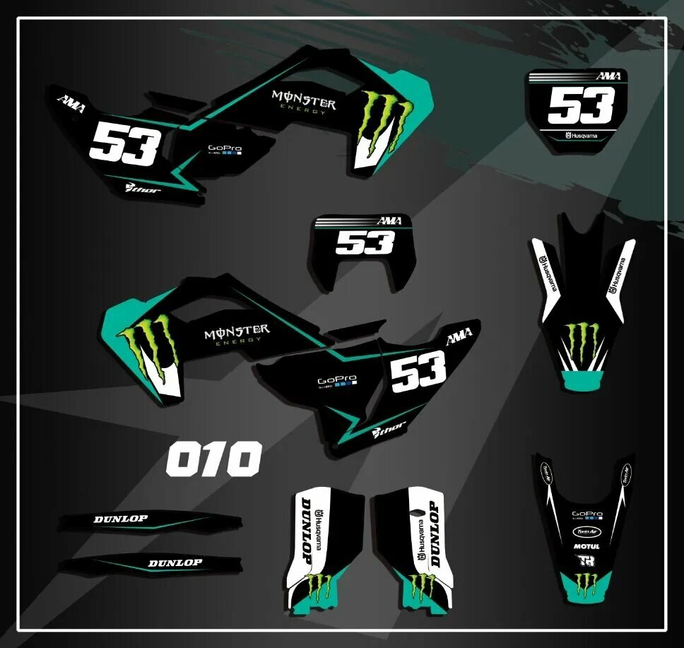 Для Husqvarna TE FE 2024 2025 150-250 300 350-450 TC T XFC FX 2023 2024 TBI Наклейка Крутой