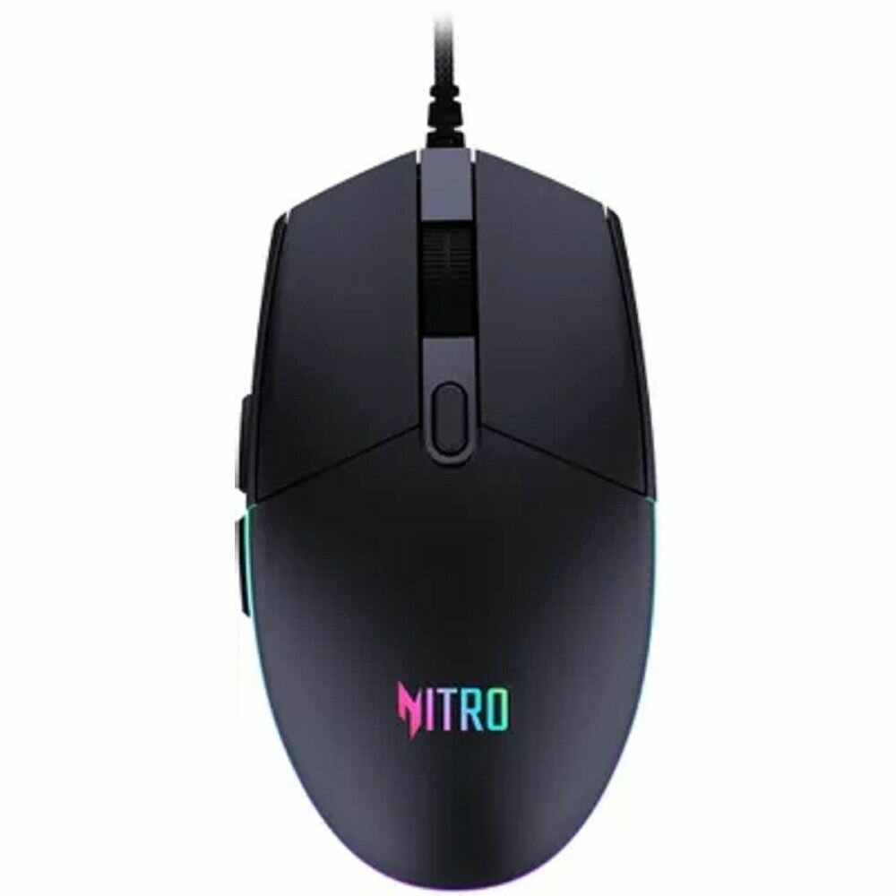 Мышь Беспроводная Acer Nitro OMW400 черный (ZL. MCEEE.02U), 7200 dpi цвет Чёрный