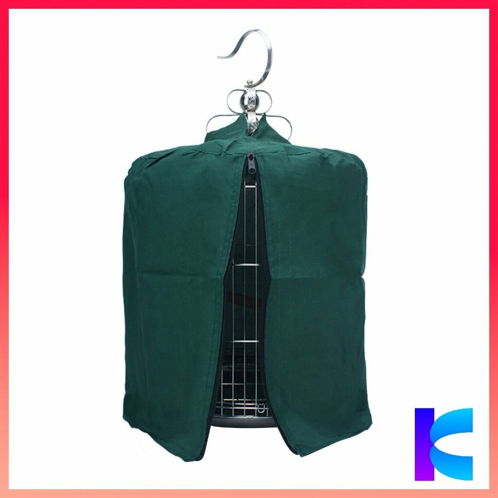 Крышка клетки для птиц и попугаев, ветрозащитная светонепроницаемая ткань, уменьшает отвлекающие факторы, аксессуары ночного сна, круглые