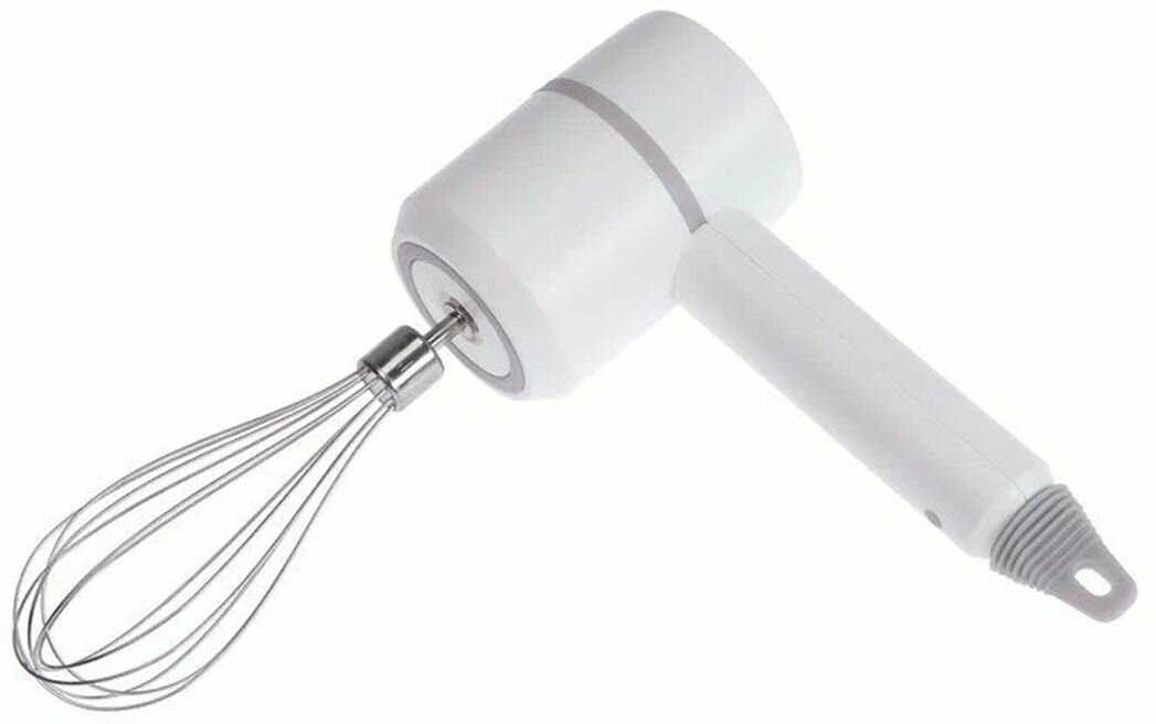 Миксер LUAZON HOME LMR-05, беспроводной, 20 Вт, 1200 мАч, 3 скорости, с насадками