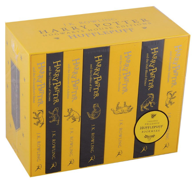 Harry Potter Hufflepuff House Editions Paperback Box Set