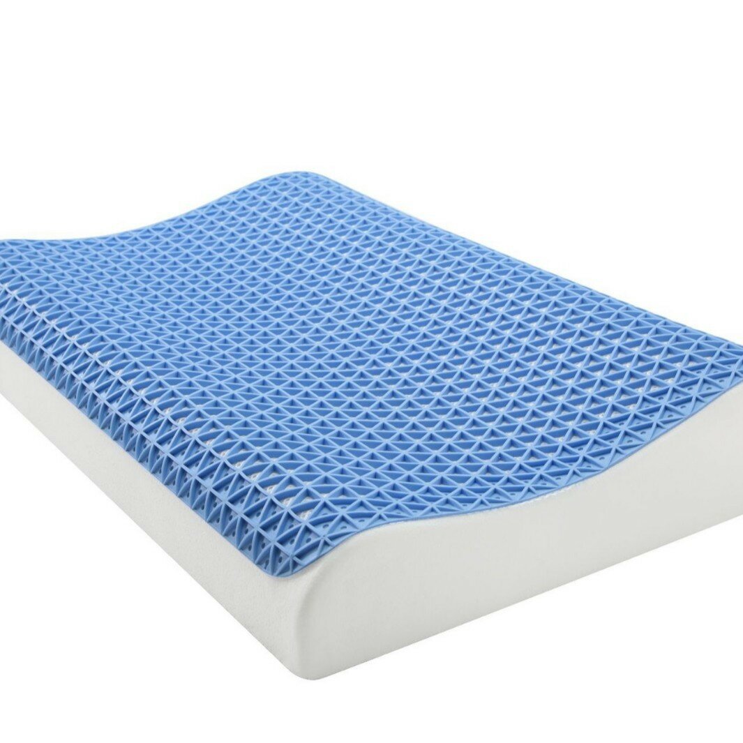 Подушка для взрослых из TPE черной технологии, высокоэластичный гель плюс латекс, дышащая подушка, подушка для защиты шеи, несминаемая гелевая подушка для шеи