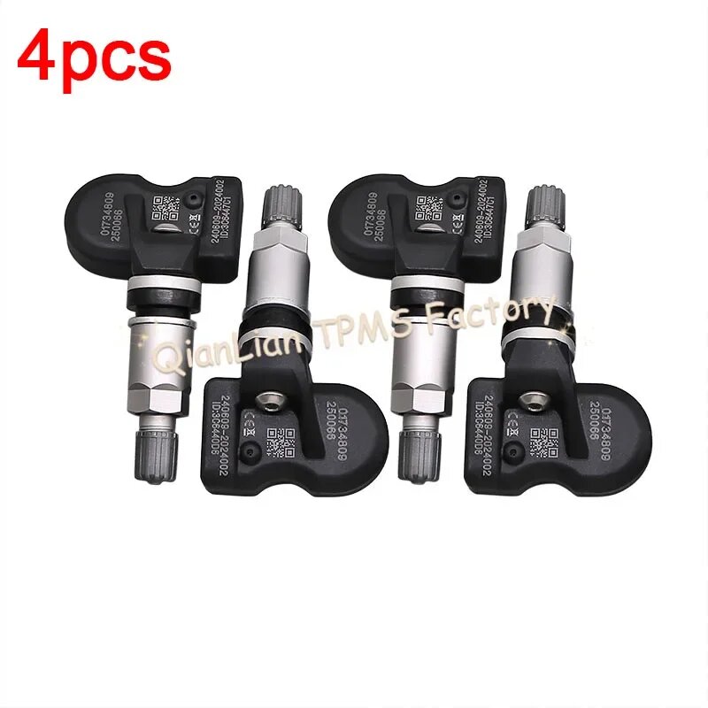 1/4 шт. 01734809 Датчик давления в шинах TPMS для Geely EMGRAND EV Pro EV450 EV500 PHEV Coolray Belgee ICON Vision S1 X3 433 МГц
