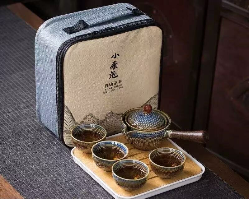 Заварочный чайник, вращающийся, керамический Чайник Гунфу