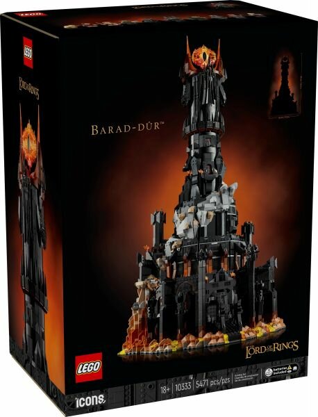 Lego 10333 Icons Властелин колец: Барад-дур