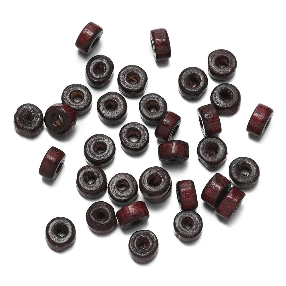 Бусины деревянные 3.5*6.5мм / 500 штук