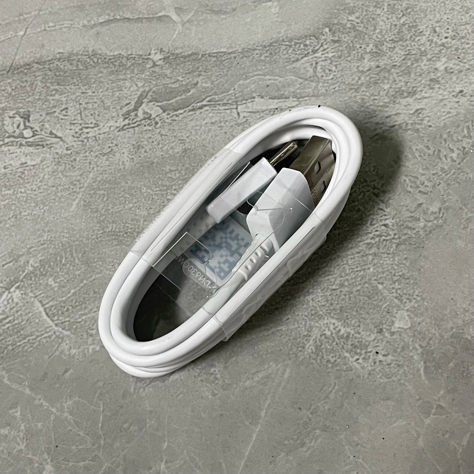 Зарядное устройство Samsung, кабель USB Type-C, White Cable Only