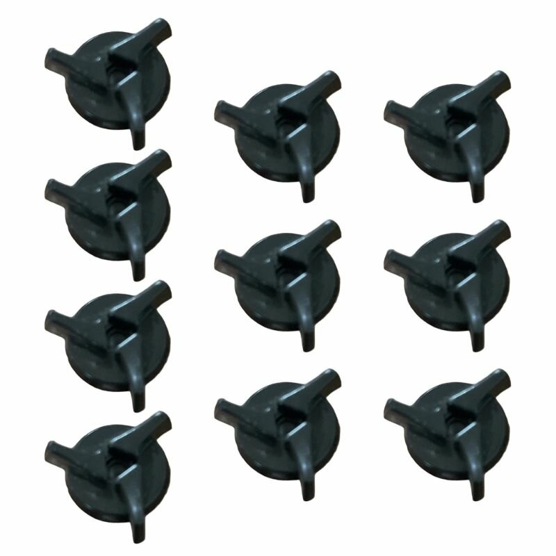 10 шт, внедорожный шлем, раллийный винт для крепления полей, пластиковый винт, универсальный