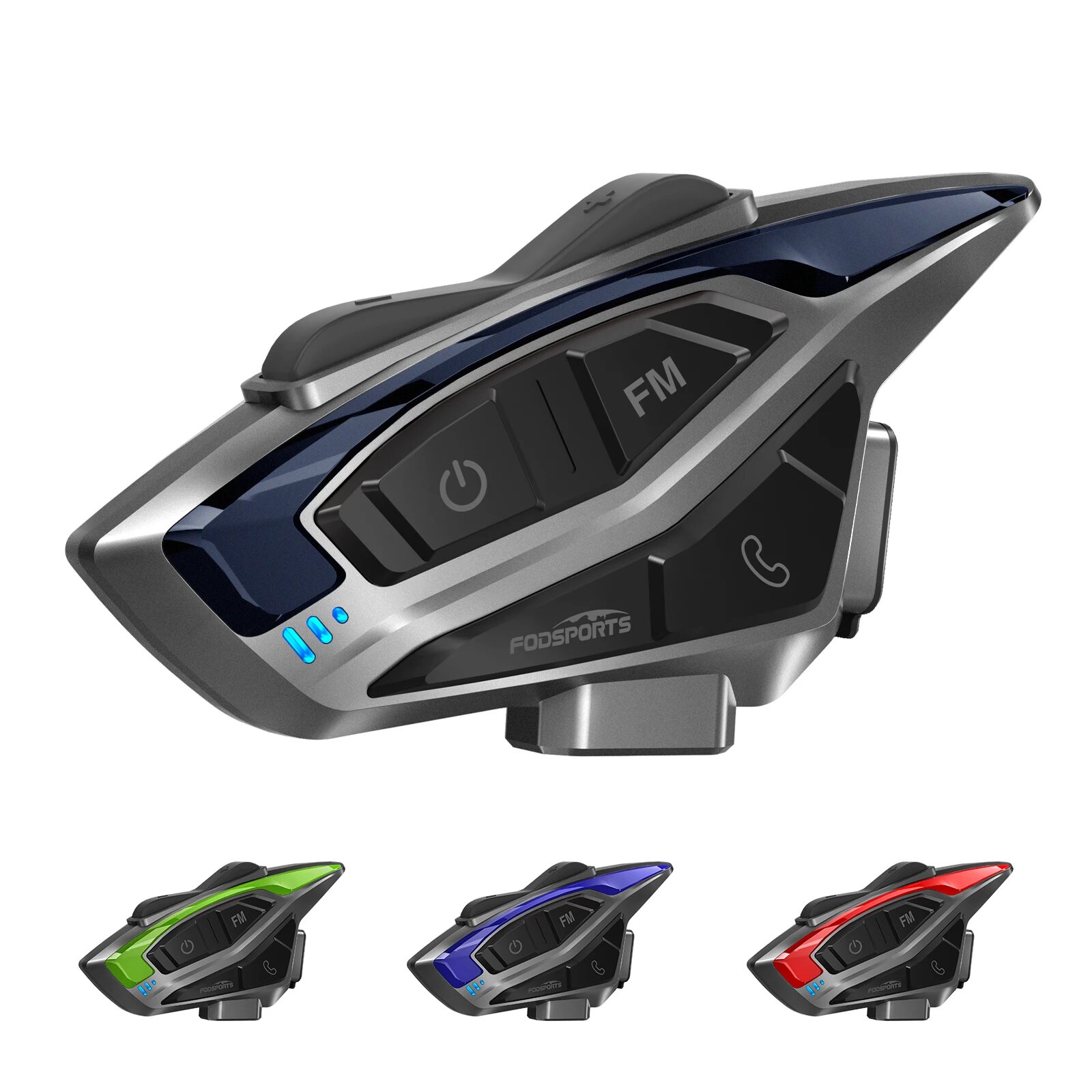 Fodsports T6 мотогарнитура, Мотоциклетная гарнитура, Bluetooth для шлема, Интерком, BT5.4