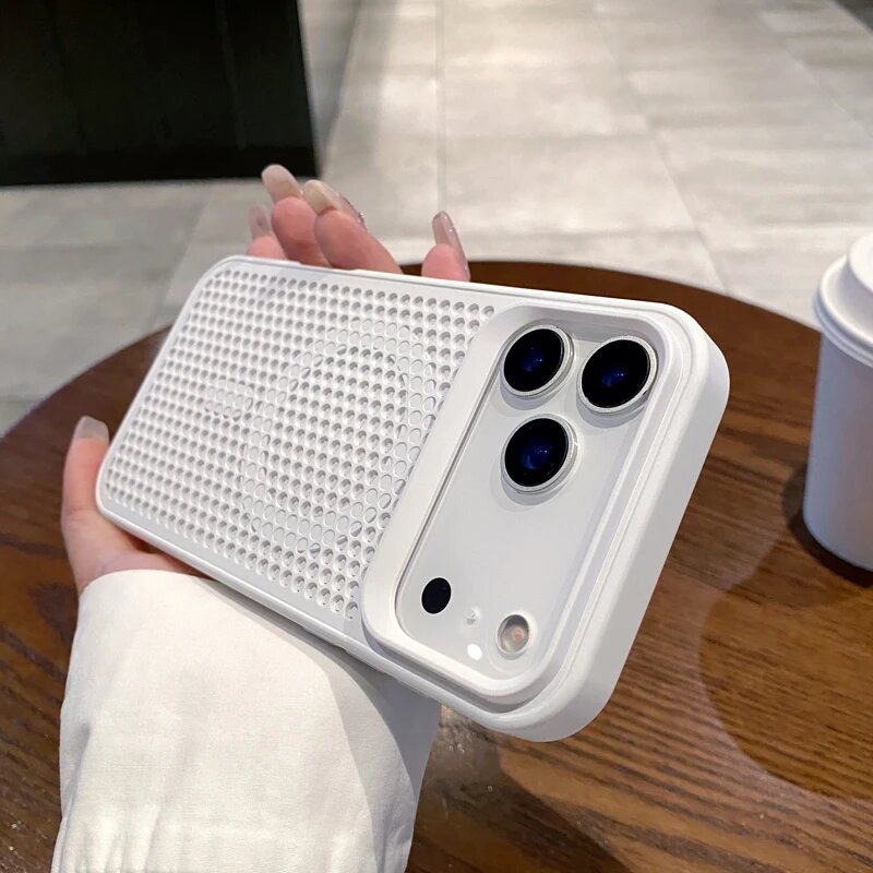 Для iPhone 17 16 Pro Max 17 Air Case Магнитный сотовый рассеиватель тепла Дышащий охлаждающий чехол для iPhone 17