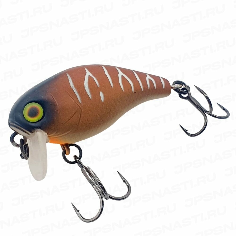 Японский воблер крэнк Jackall Chubby 38 SSR, 4.2 г, #Bug Tiger / Воблеры на голавля / Приманки для ловли хищника