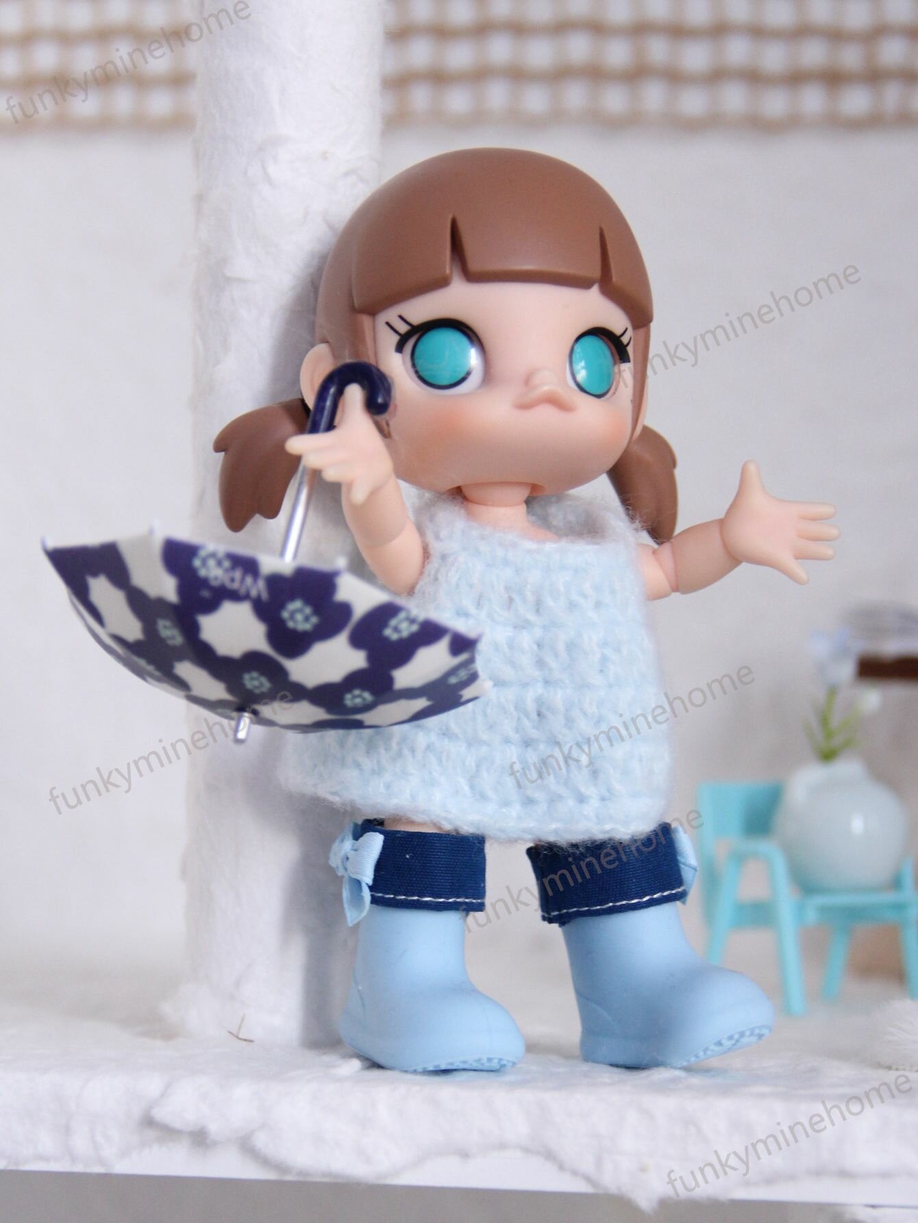 Микро-игрушка: реалистичные силиконовые дождевики для кукол BJD, аксессуар для кукол.