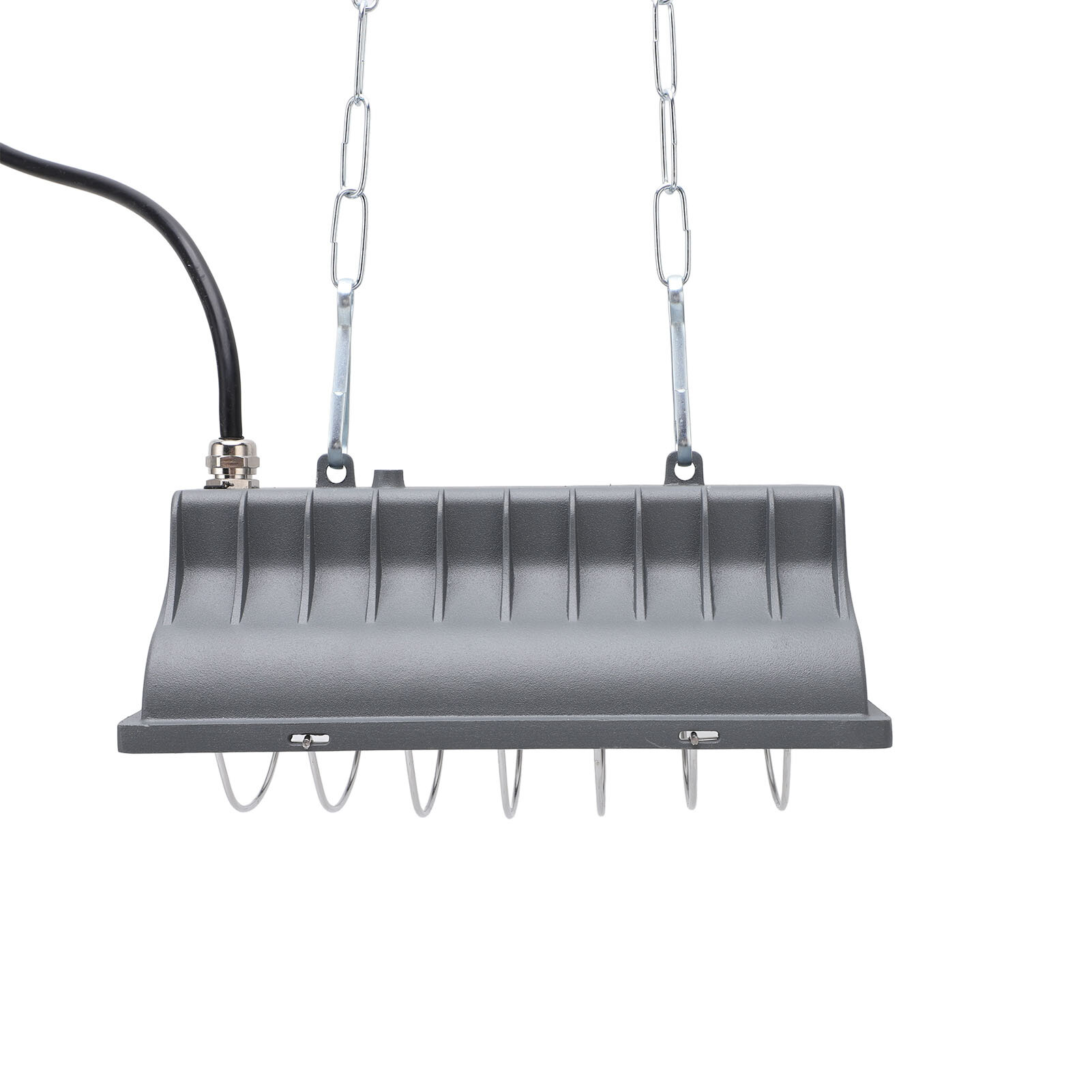 Обогреватель для курятника с регулируемой температурой, брудер, лампа-обогреватель с абажуром и подвесными цепочками для домашней птицы (утят и поросят), 250 Вт.