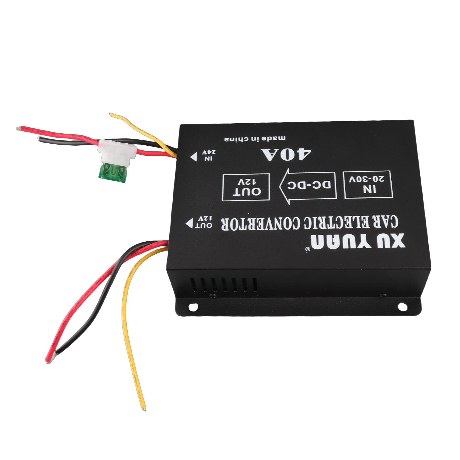Автомобиль Грузовик 40A 480W DC 24V до 12V Преобразователь мощности Электрический преобразователь напряжения Понижающий трансформатор