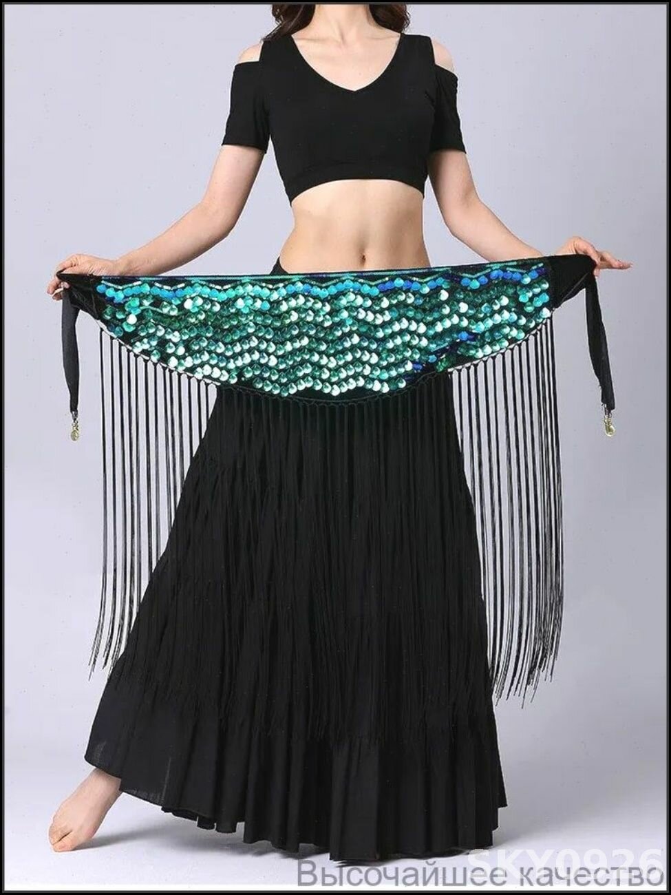 Пояс для восточных танцев, платок для танца живота