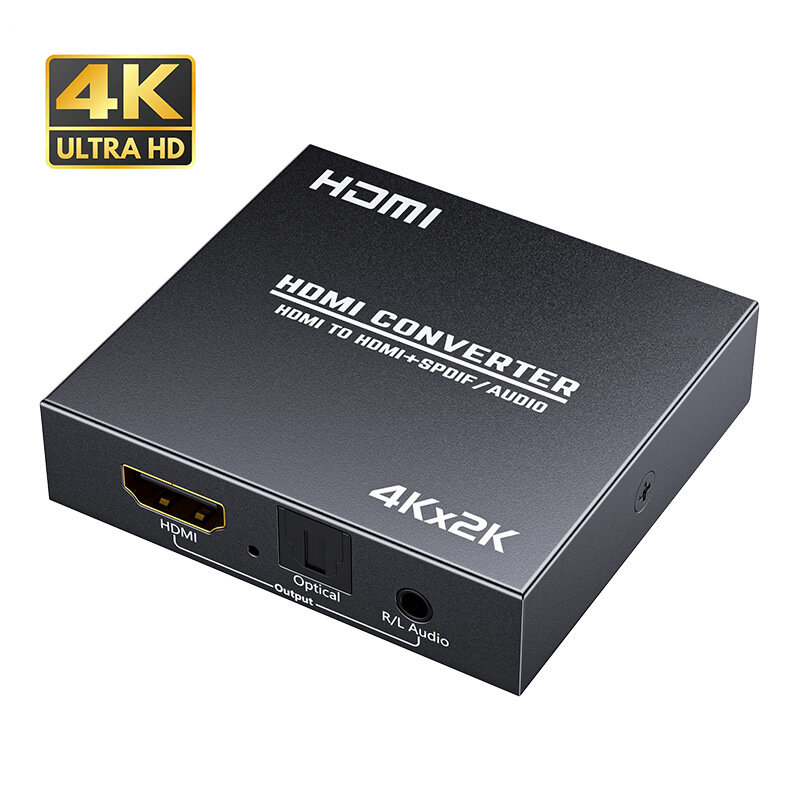 Hdmi аудио экстрактор 4K60Hz/3D объемный звук 3.5 Lotus Audio оптоволоконный декодер 5.1