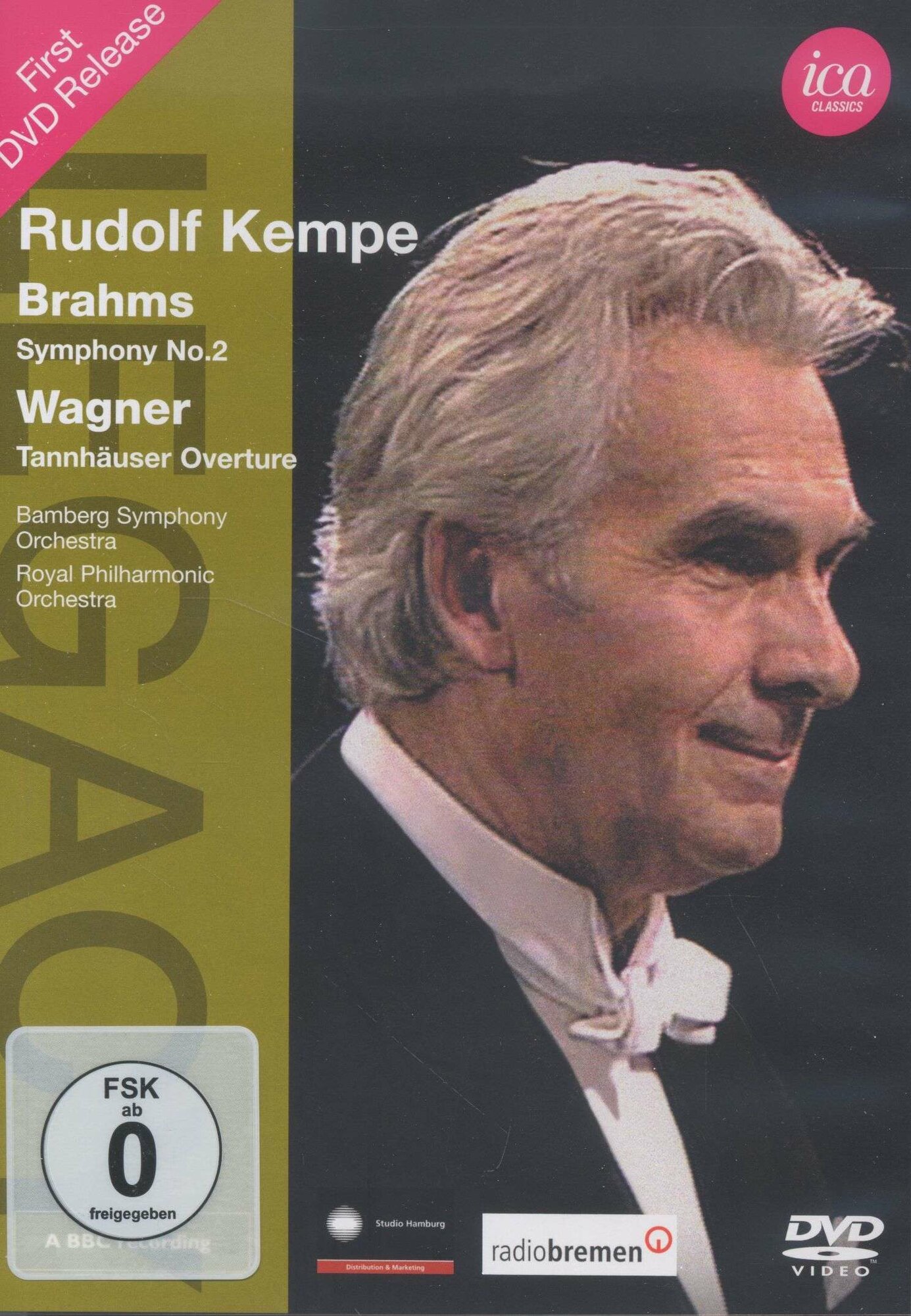 Компакт-диск Rudolf Kempe - Brahms / Wagner (1 DVD)