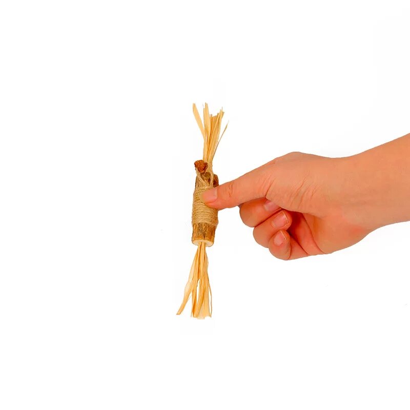 Мини катнип-стик для котят - маленькая игрушка для здоровья зубов кошек во время игр