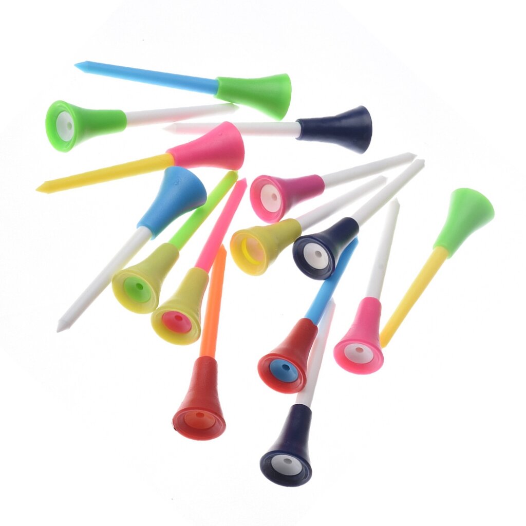 30 шт, футболка с резиновым рукавом для гольфа, пластиковая футболка (случайный цвет)