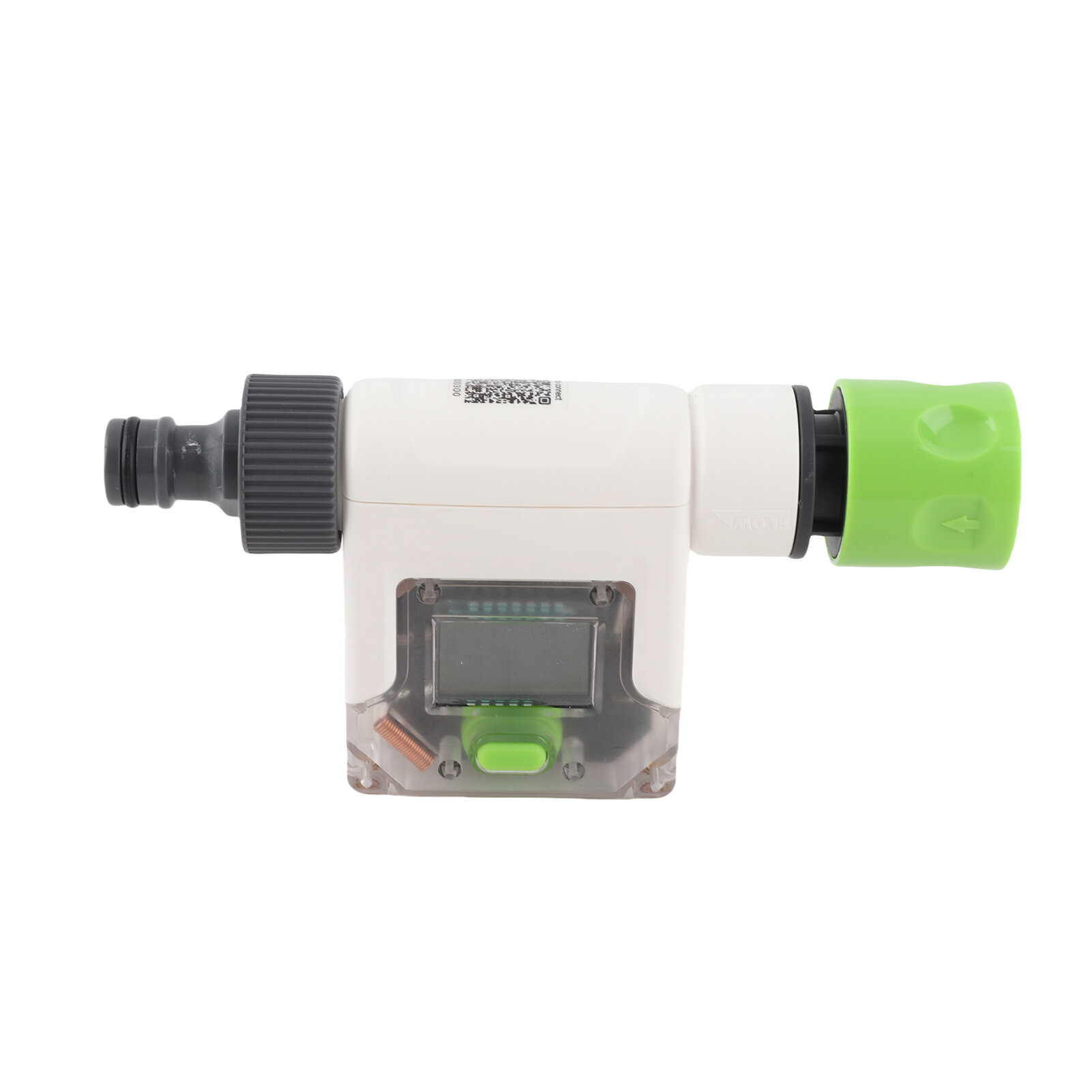 Wi-Fi расходомер воды для садового шланга, интеллектуальный, с 4 режимами, отслеживанием в реальном времени, легко читаемым дисплеем и оповещениями об использовании.