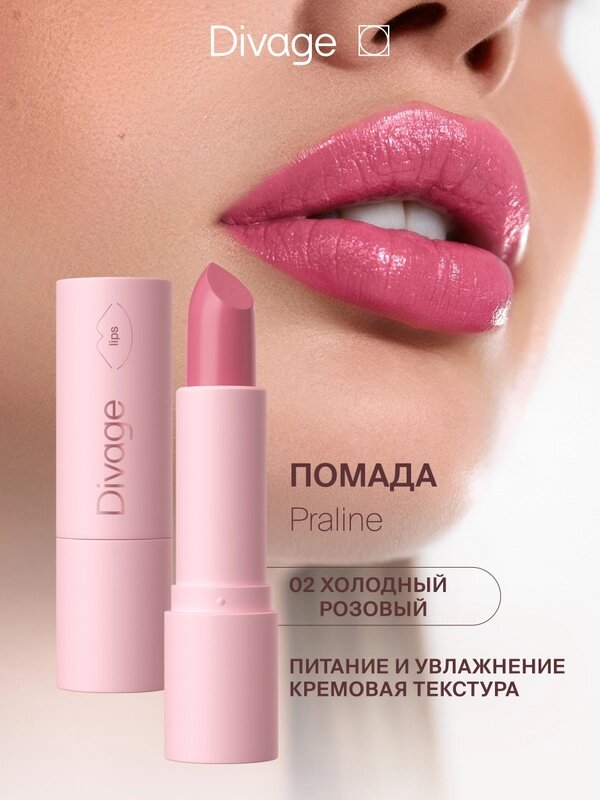 Помада для губ Divage Lipstick Praline тон 2