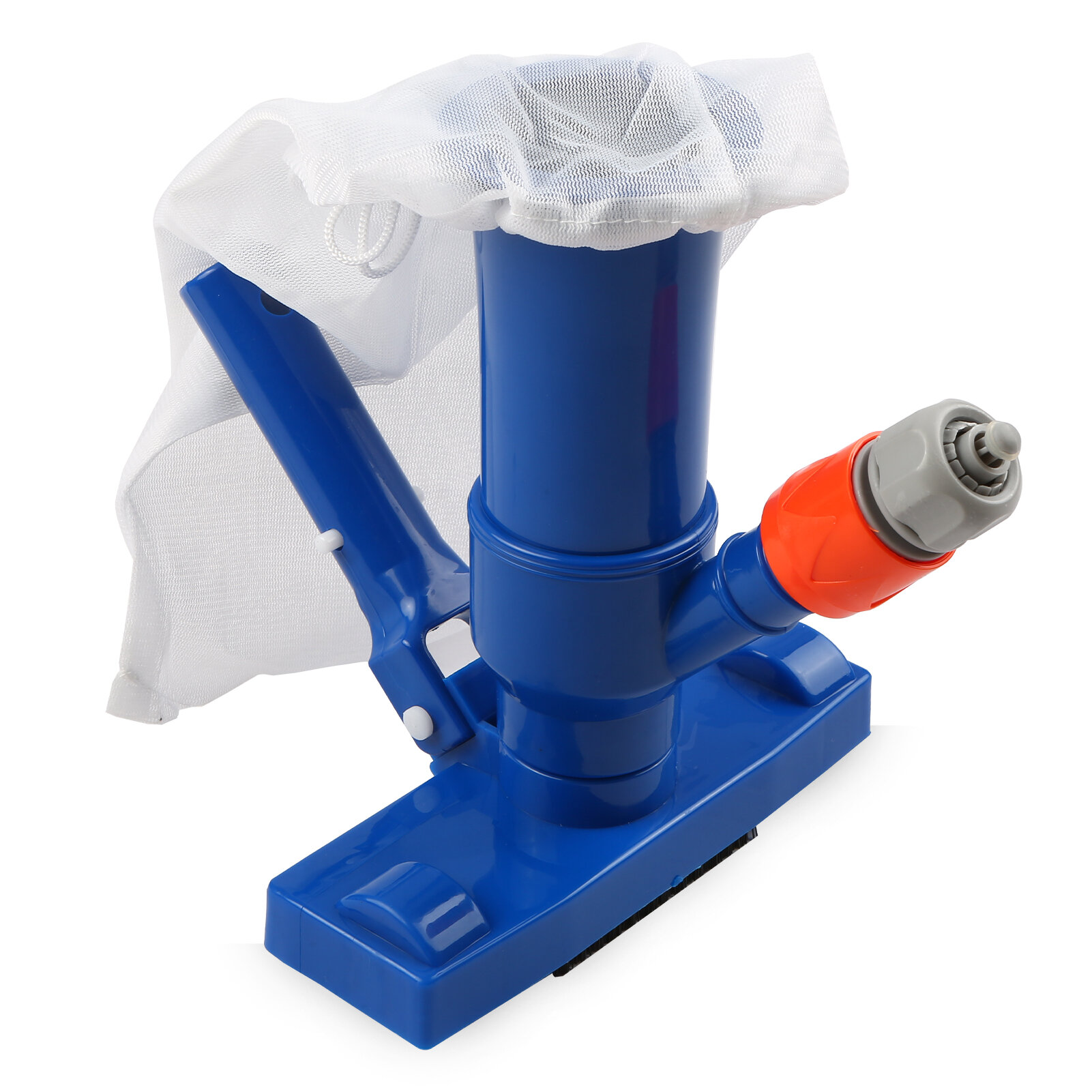 : Пылесос для бассейна Jet с подводной щеткой для чистки, ручкой с зажимом, мешком на шнурке. Удаляет мусор из углов. Идеальные инструменты для чистки наземных надувных бассейнов, спа, джакузи, прудов и водопадов.