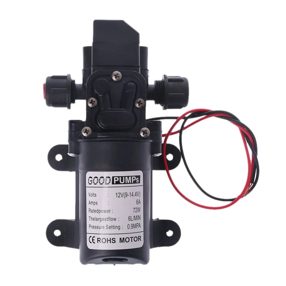Насос для системы обратного осмоса 12V 6A мембранный для систем обратного осмоса